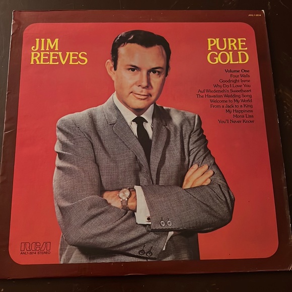 Other | Vintage Jim Reeves Pure Gold Lp Vinyl Record | Poshmark